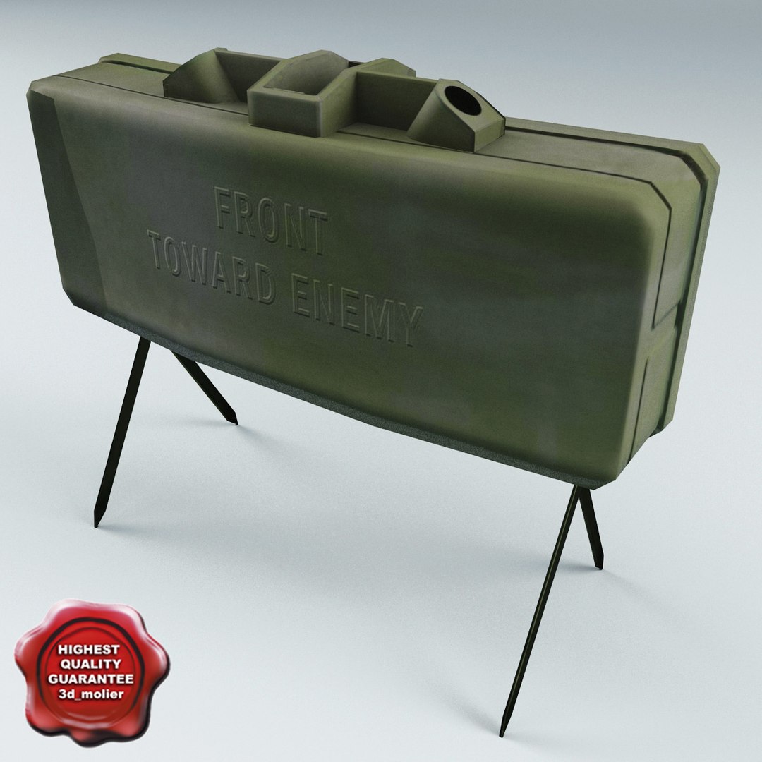 3ds Max M18 Claymore Anti-personnel
