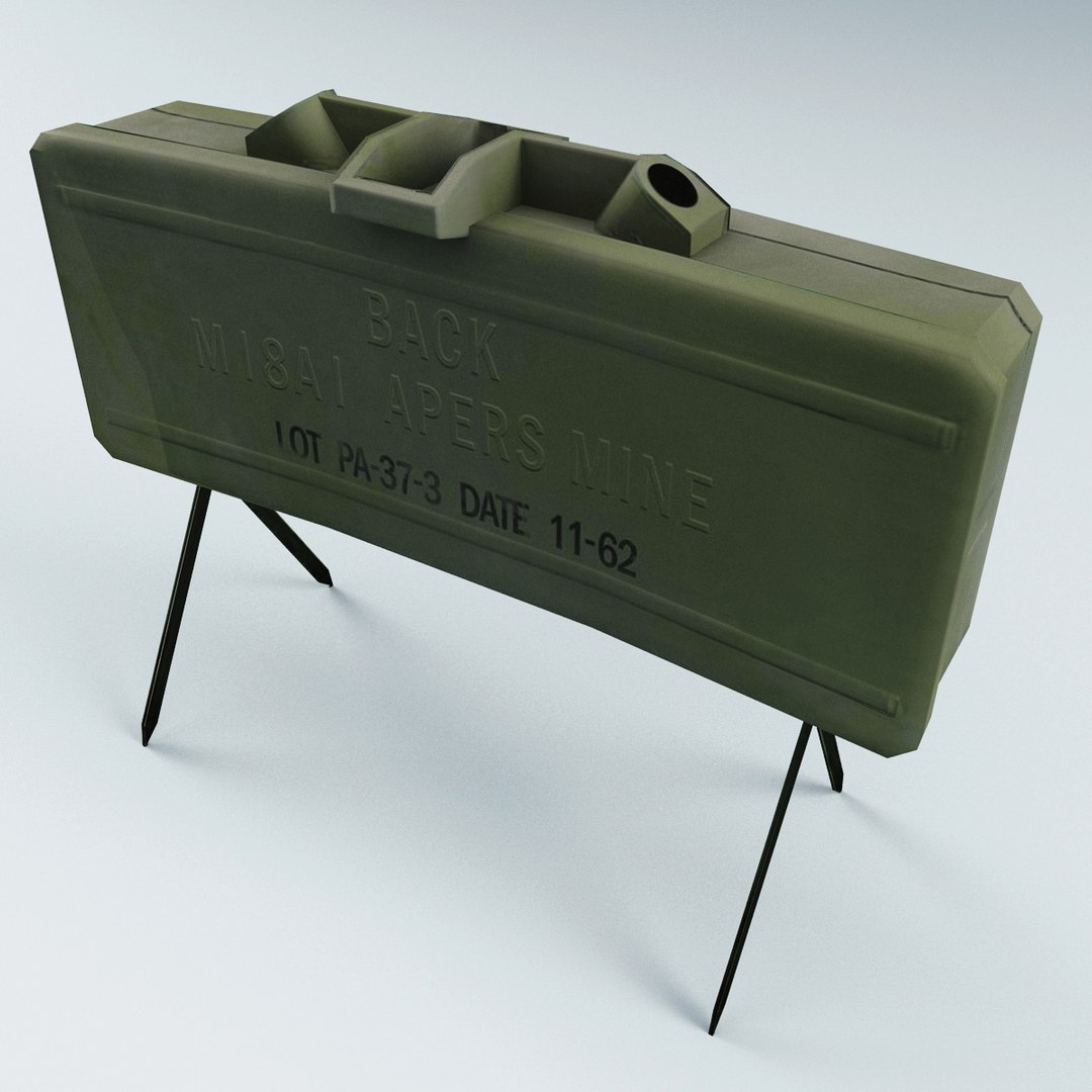 3ds Max M18 Claymore Anti-personnel