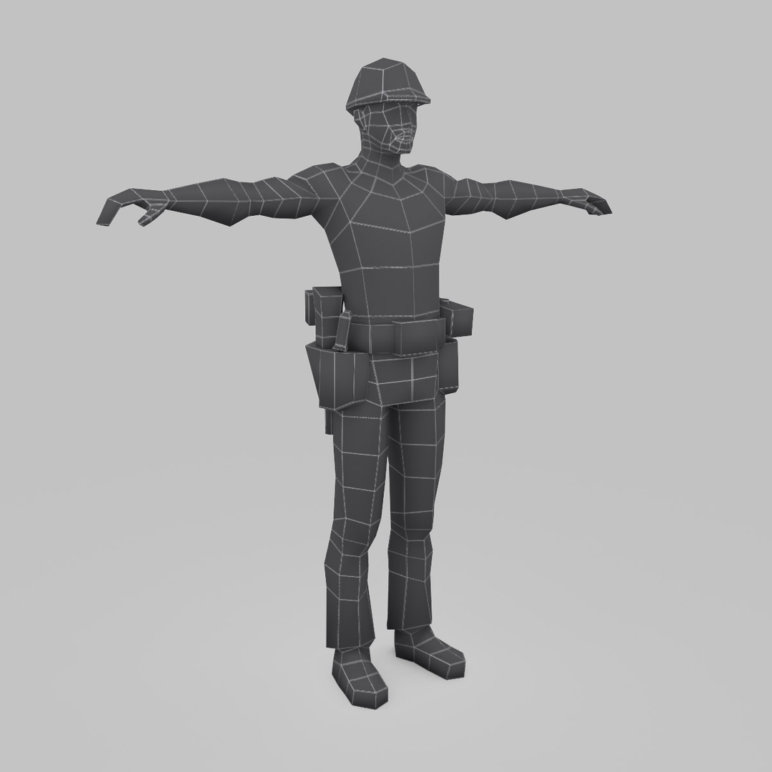 Worker Units 3d Model
