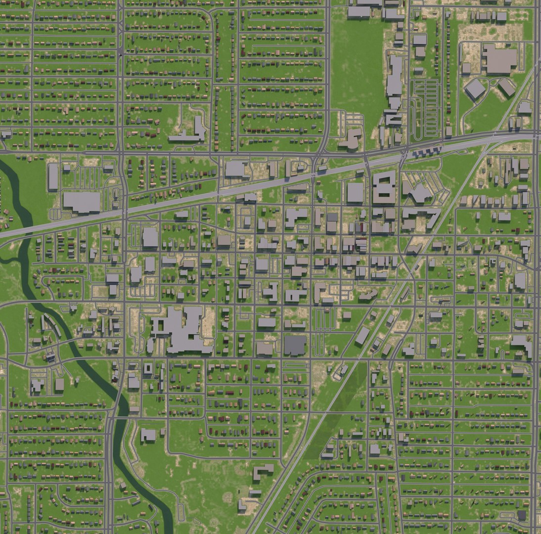 Garland City Texas USA 3D Model - TurboSquid 1784633