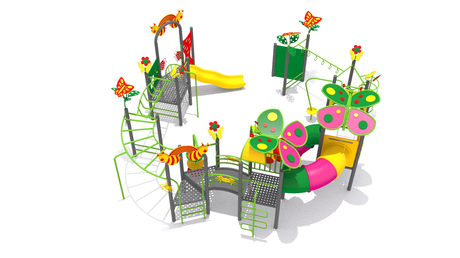 3D Butterfly Playground - TurboSquid 1779209