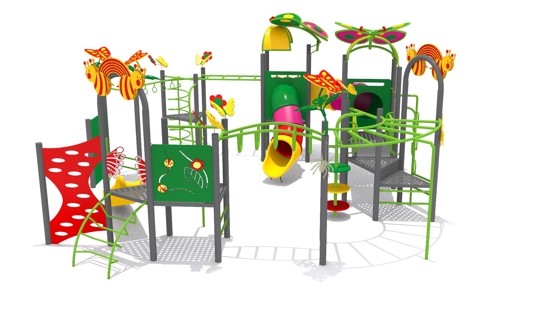 3D Butterfly Playground - TurboSquid 1779209