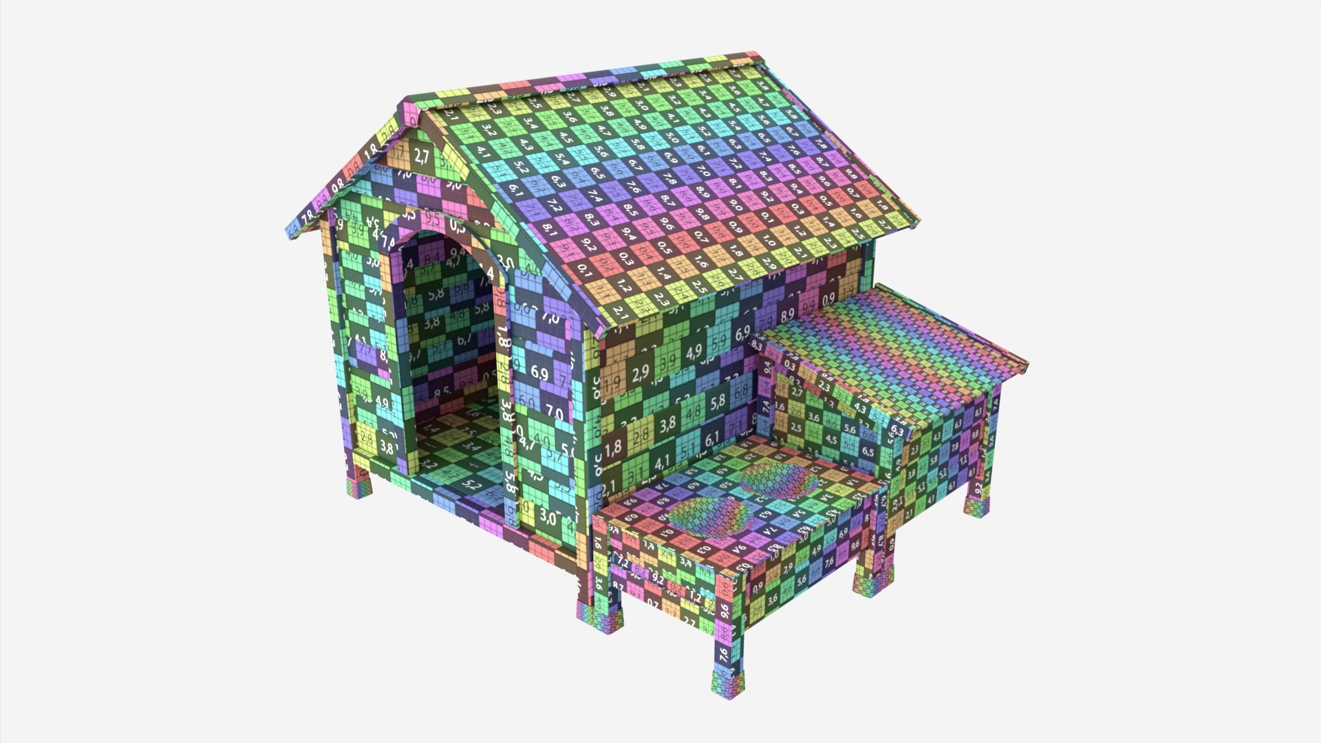 3D Outdoor Wooden Dog House 03 Model - TurboSquid 1969435