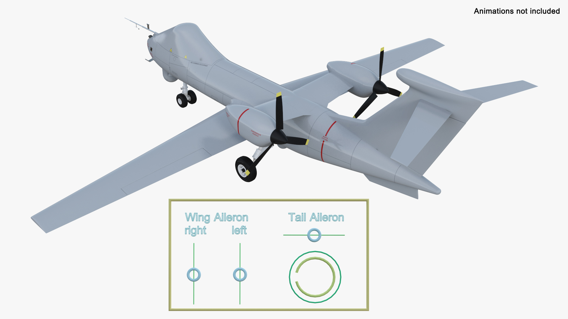 3D BAe Systems Mantis Unmanned Aircraft Rigged - TurboSquid 2326871