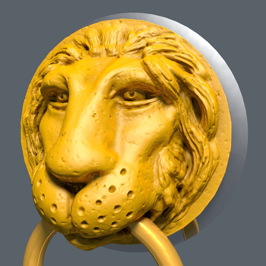 Max Lion Head Knocker