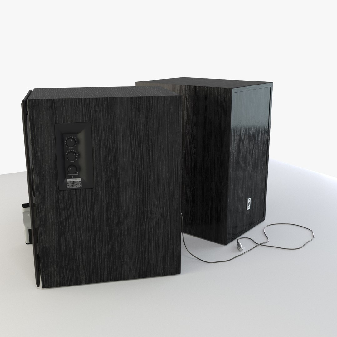 3d model speaker r2700 edifier