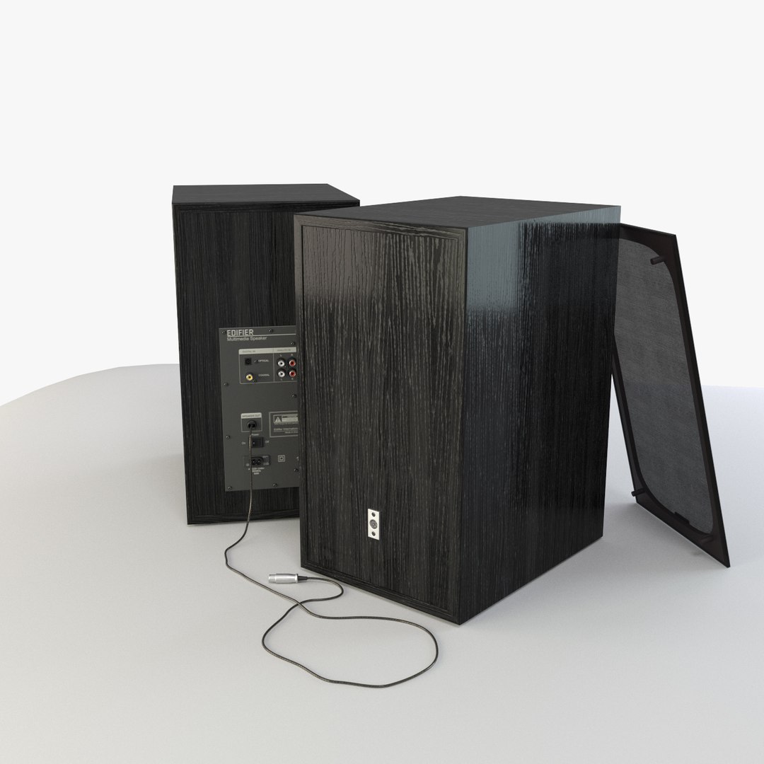 3d model speaker r2700 edifier