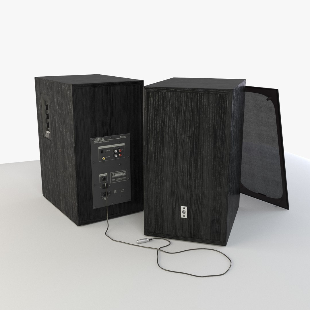 3d model speaker r2700 edifier