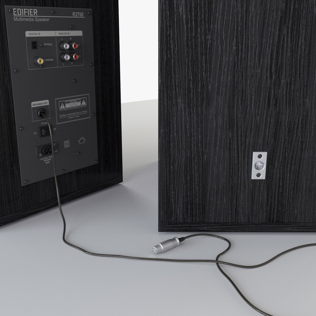 3d model speaker r2700 edifier