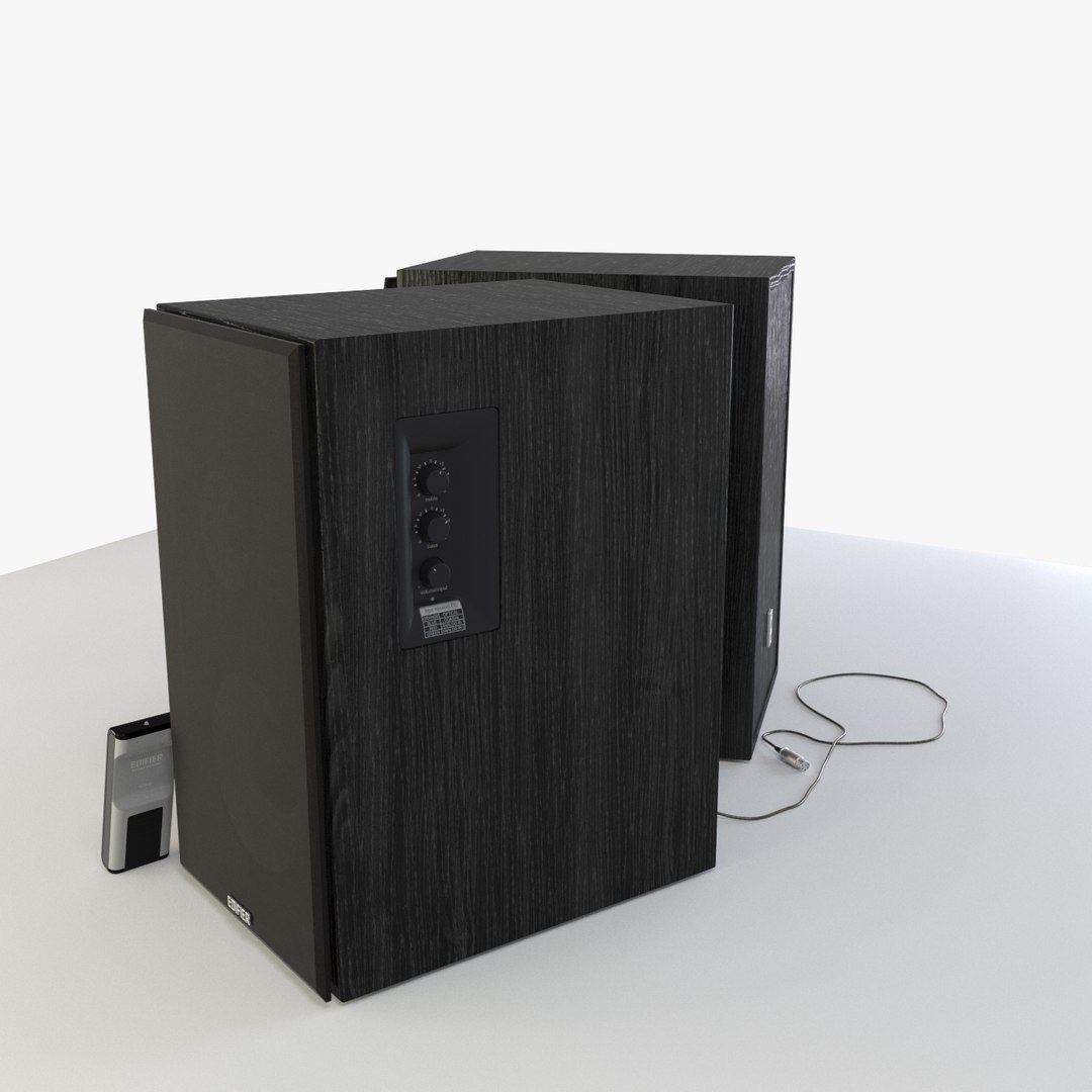 3d model speaker r2700 edifier
