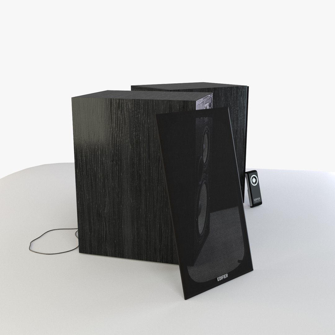 3d model speaker r2700 edifier