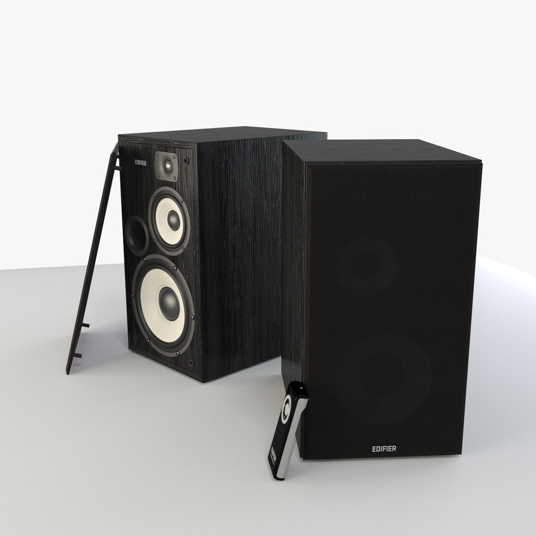 3d model speaker r2700 edifier