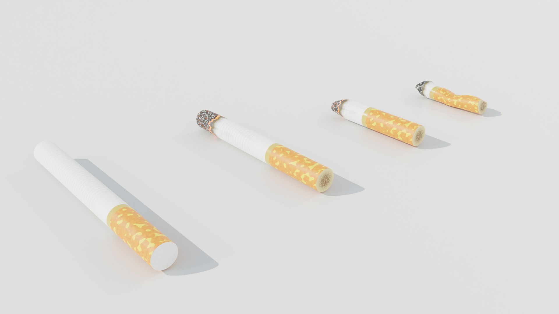 Cigarettes 3D Model - TurboSquid 1786853