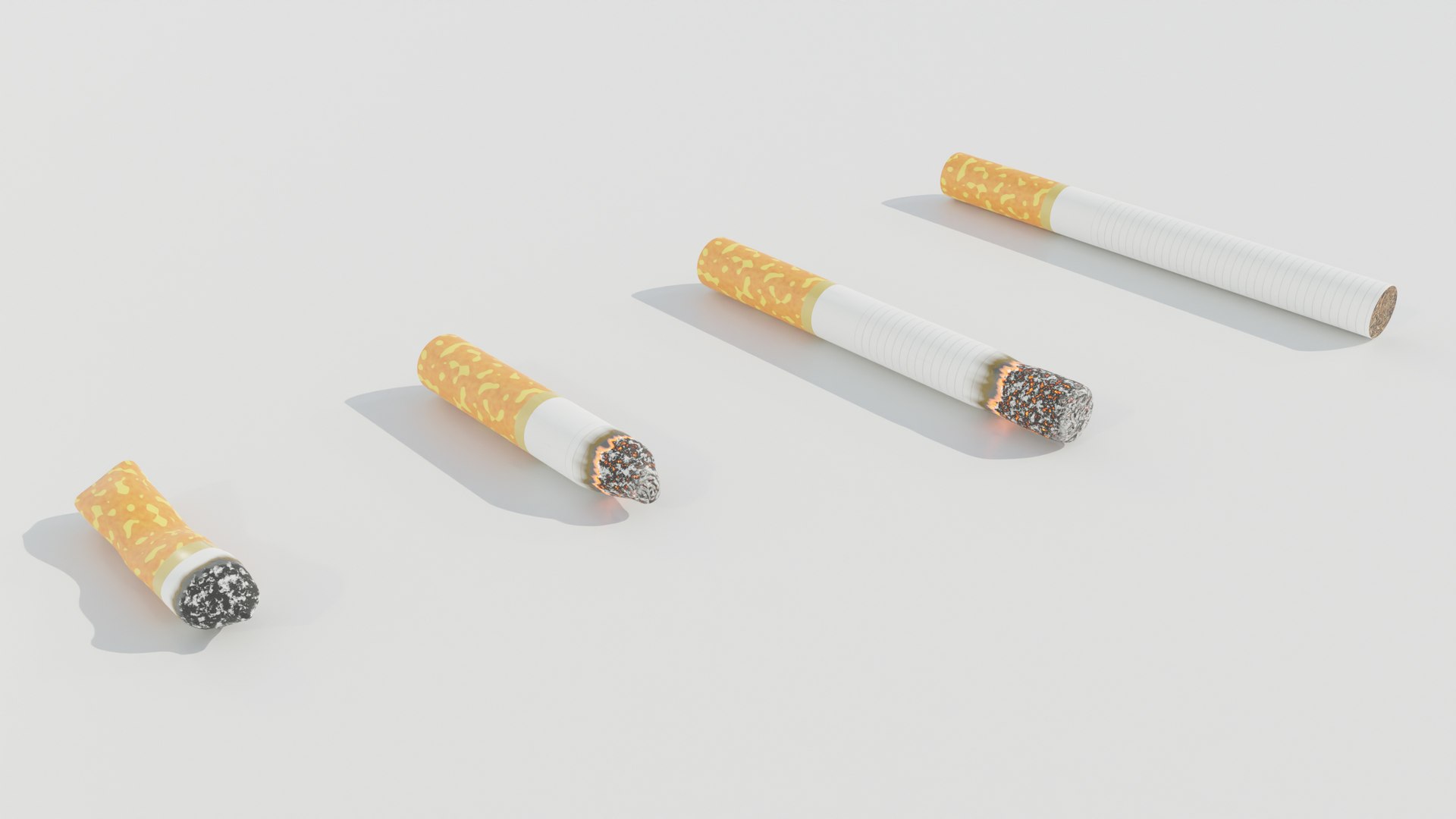 Cigarettes 3D Model - TurboSquid 1786853