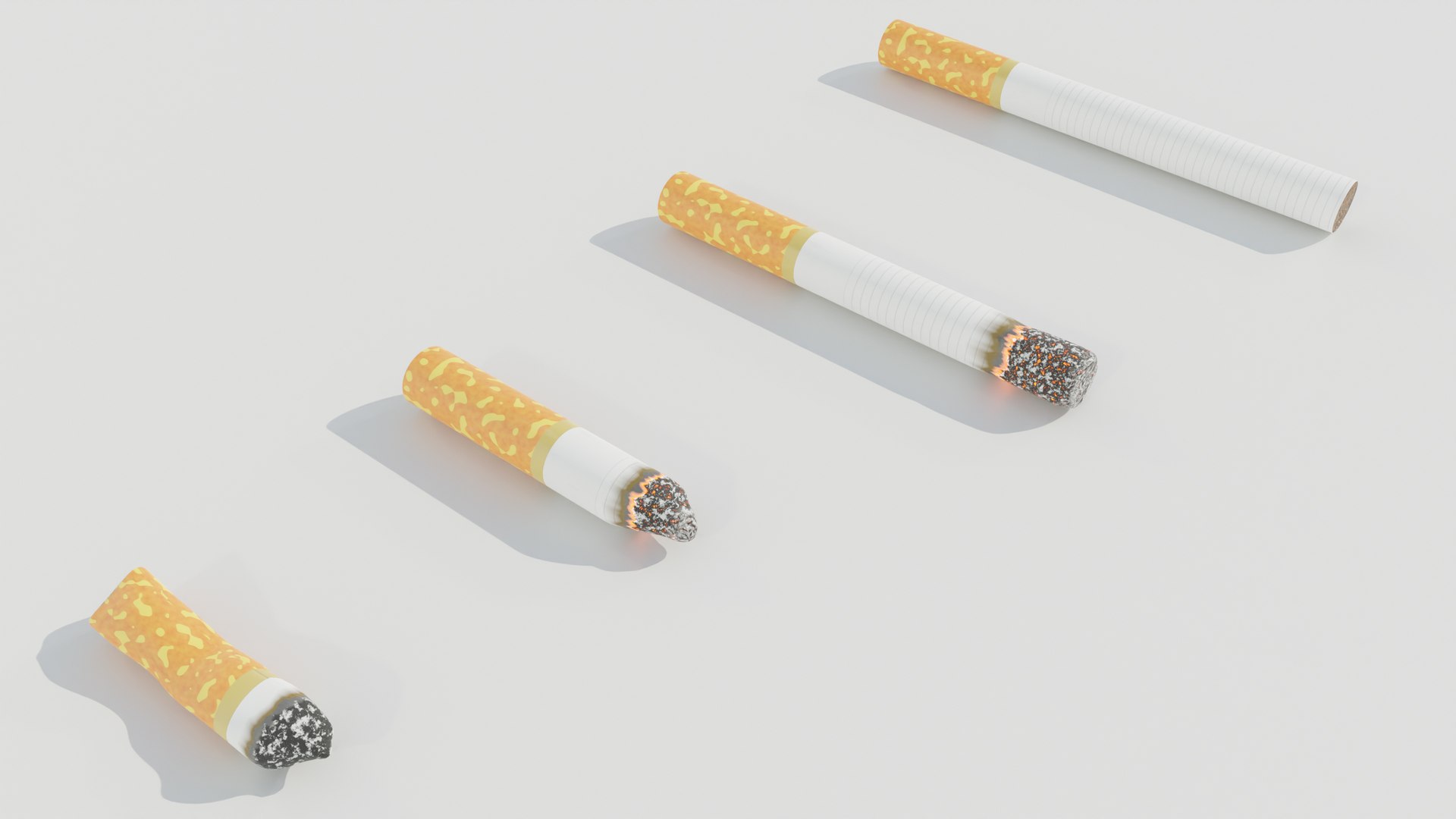 Cigarettes 3D Model - TurboSquid 1786853