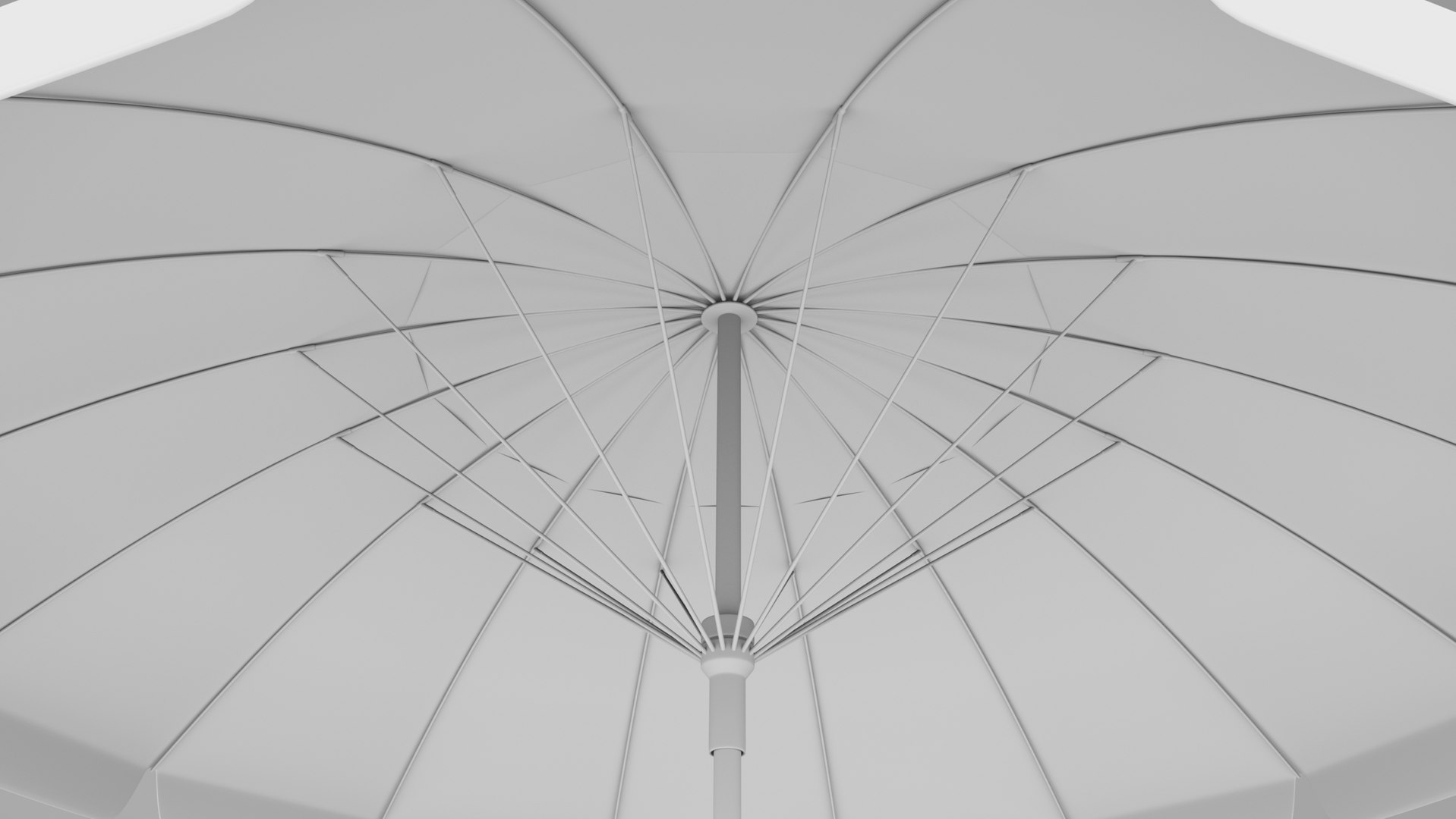 3D Model Beach Parasol Low-poly - TurboSquid 2102850