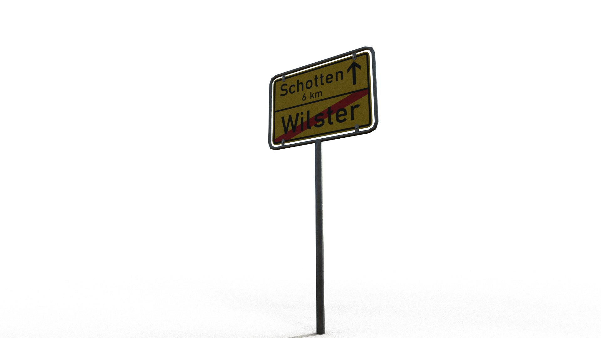 3D German Town Sign - TurboSquid 1902266
