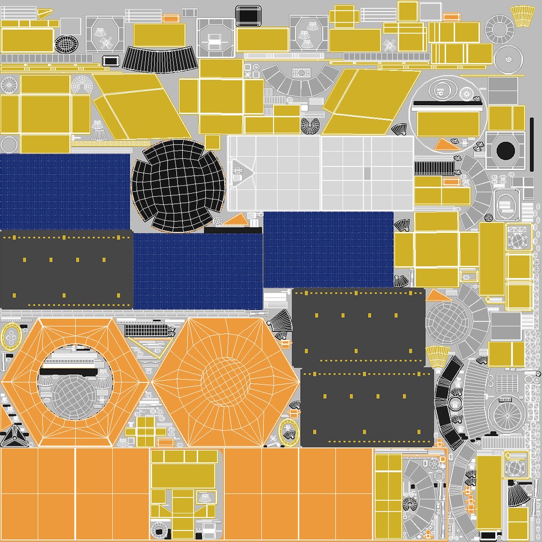 Satellite With Solar Panels And Antennas 3D - TurboSquid 2376496