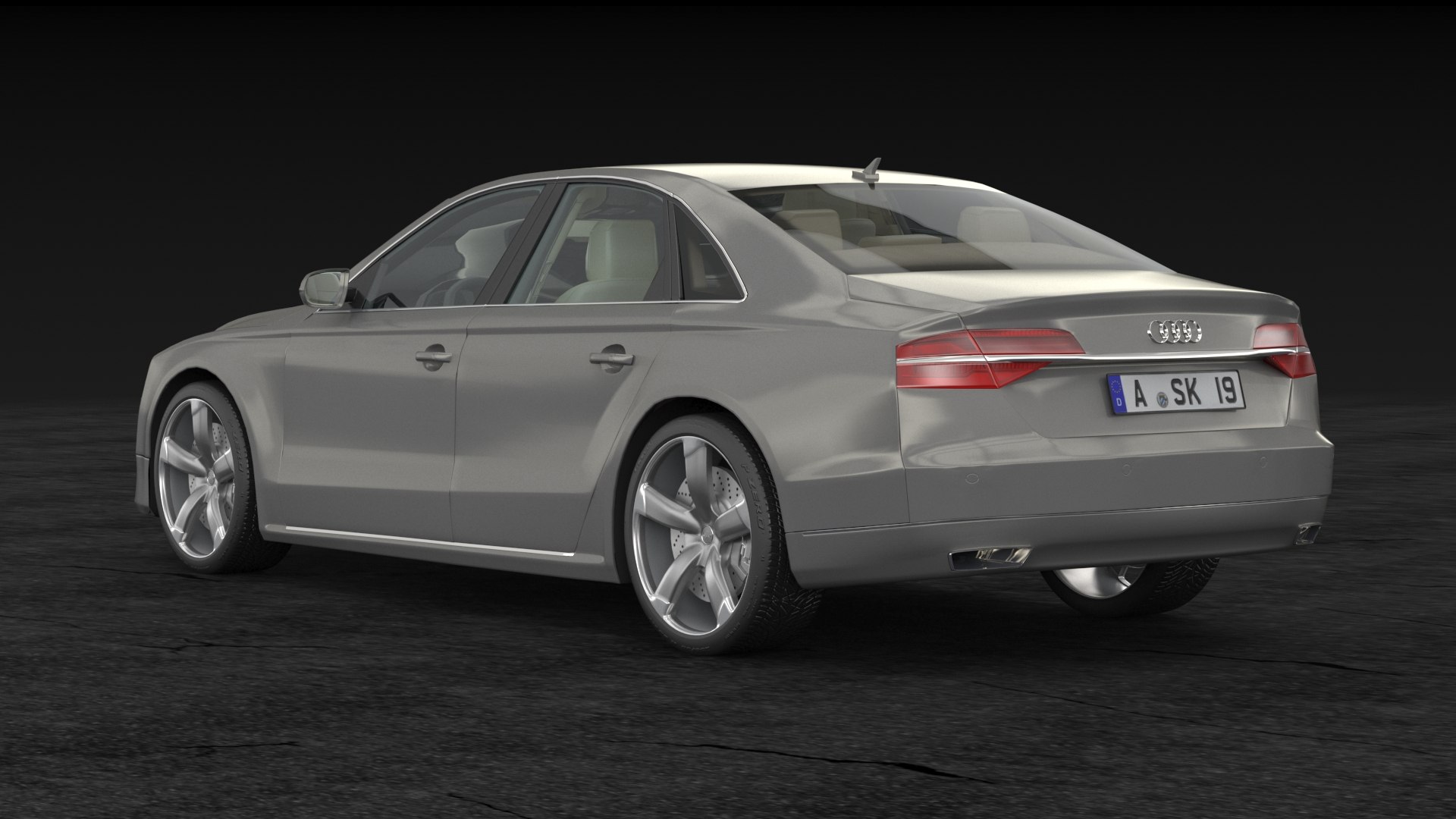 Audi A8 Interior 3D Model - TurboSquid 1445994