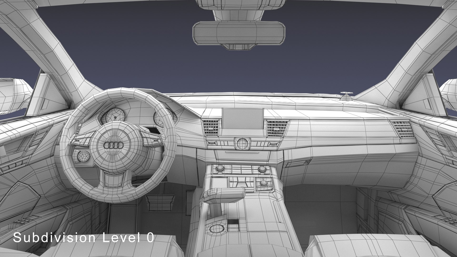 Audi A8 Interior 3D Model - TurboSquid 1445994