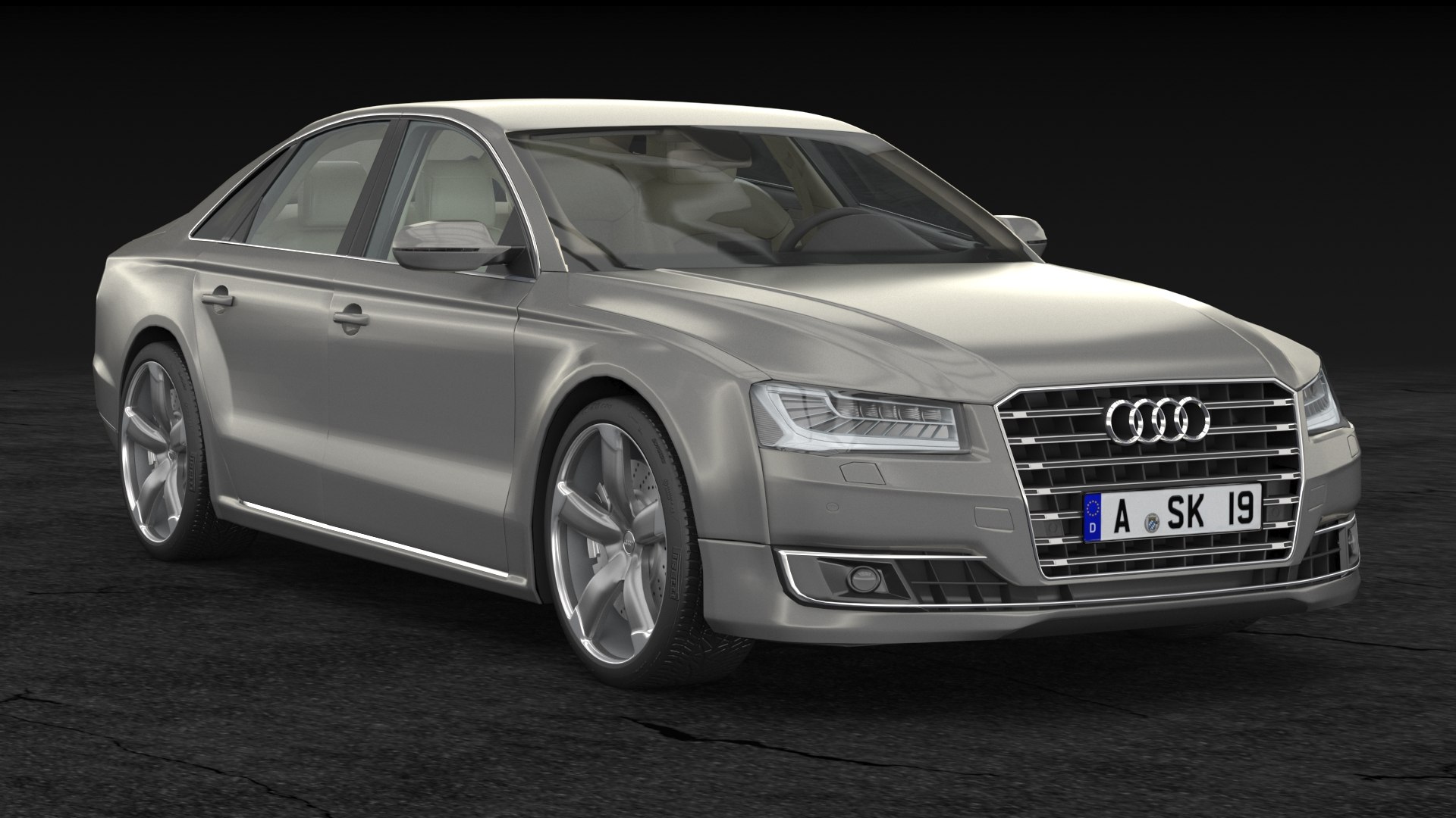 Audi A8 Interior 3D Model - TurboSquid 1445994