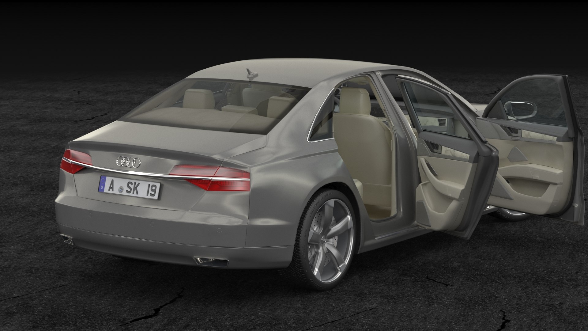 Audi A8 Interior 3D Model - TurboSquid 1445994