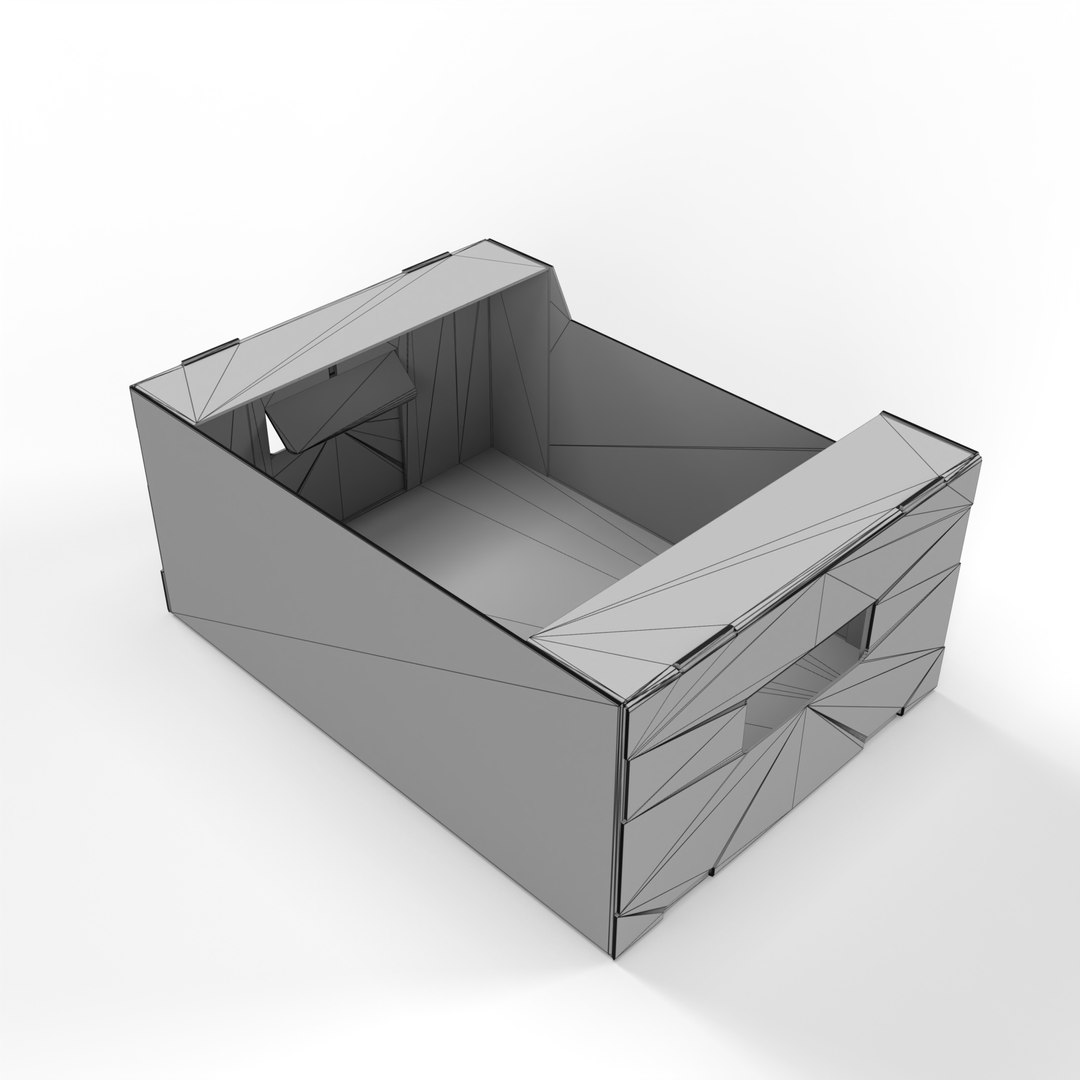 Cardboard Retail Display Tray For Product Packaging Merchandise 3D ...