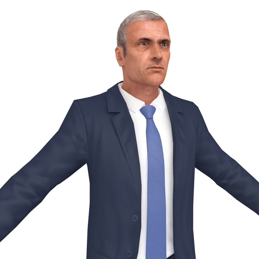 3D Man Manager Model - TurboSquid 1349689