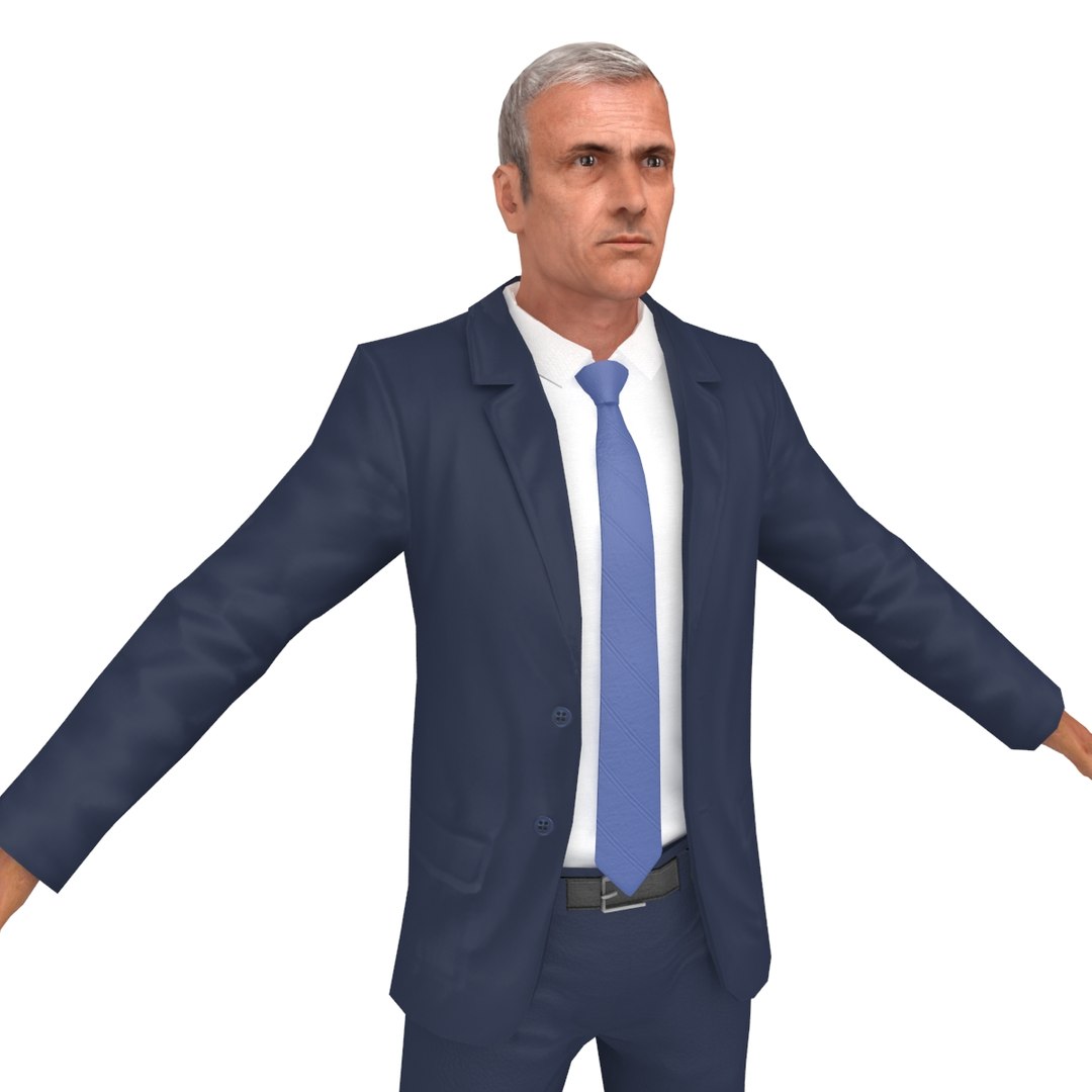 3D Man Manager Model - TurboSquid 1349689