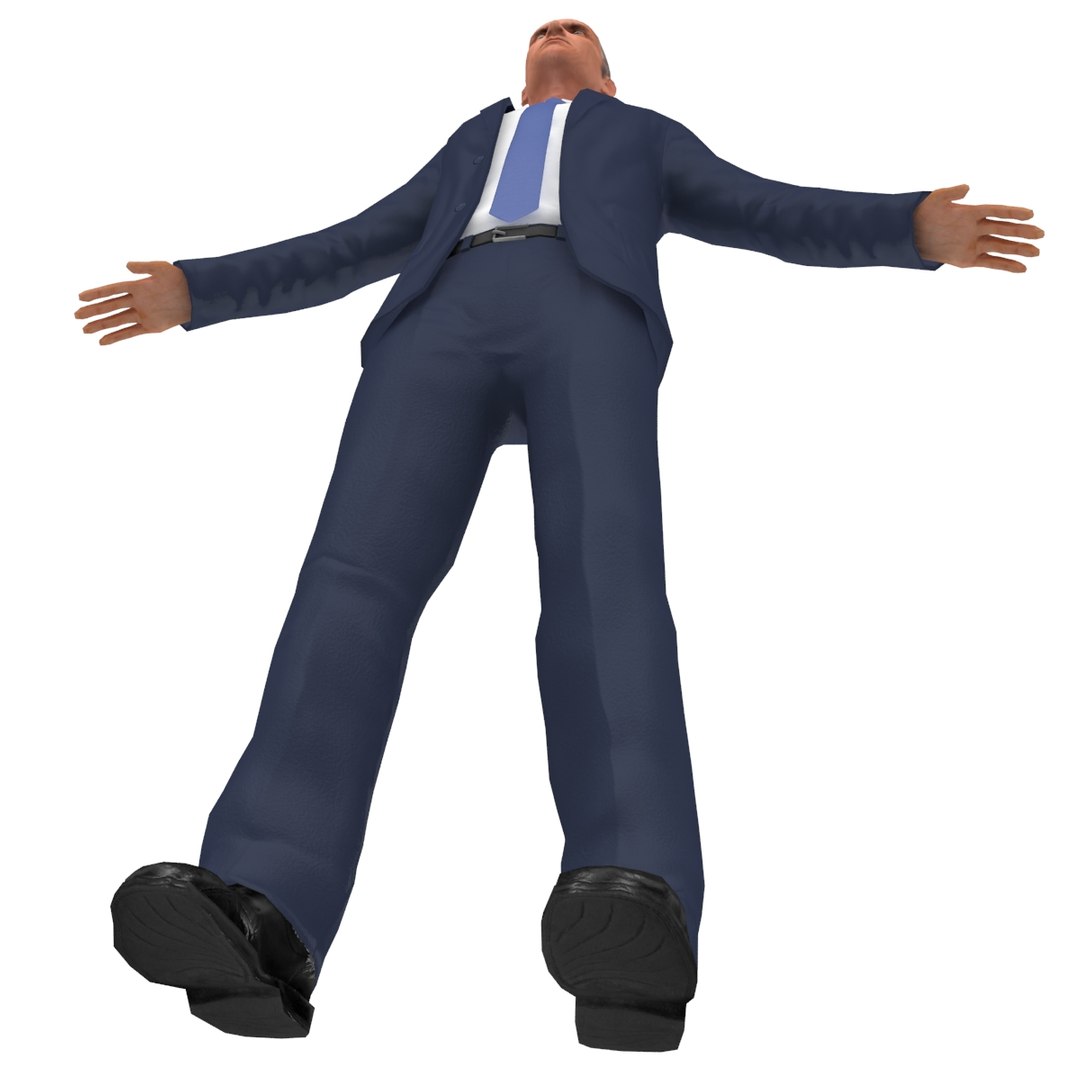 3D Man Manager Model - TurboSquid 1349689