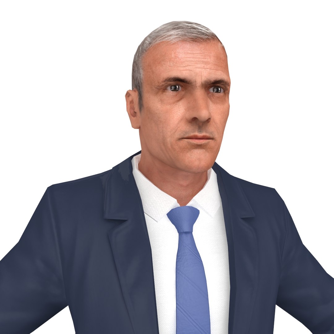 3D Man Manager Model - TurboSquid 1349689