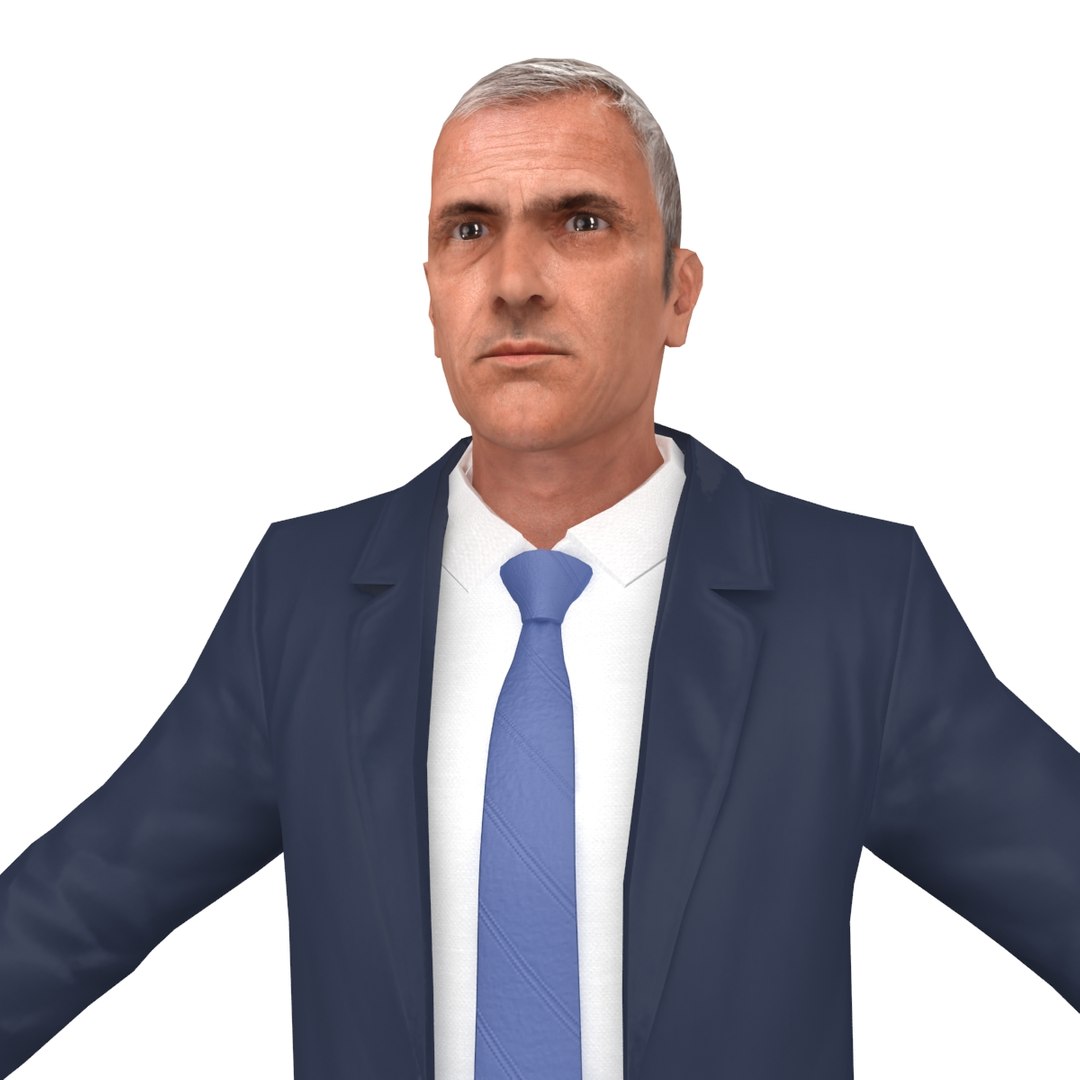 3D Man Manager Model - TurboSquid 1349689