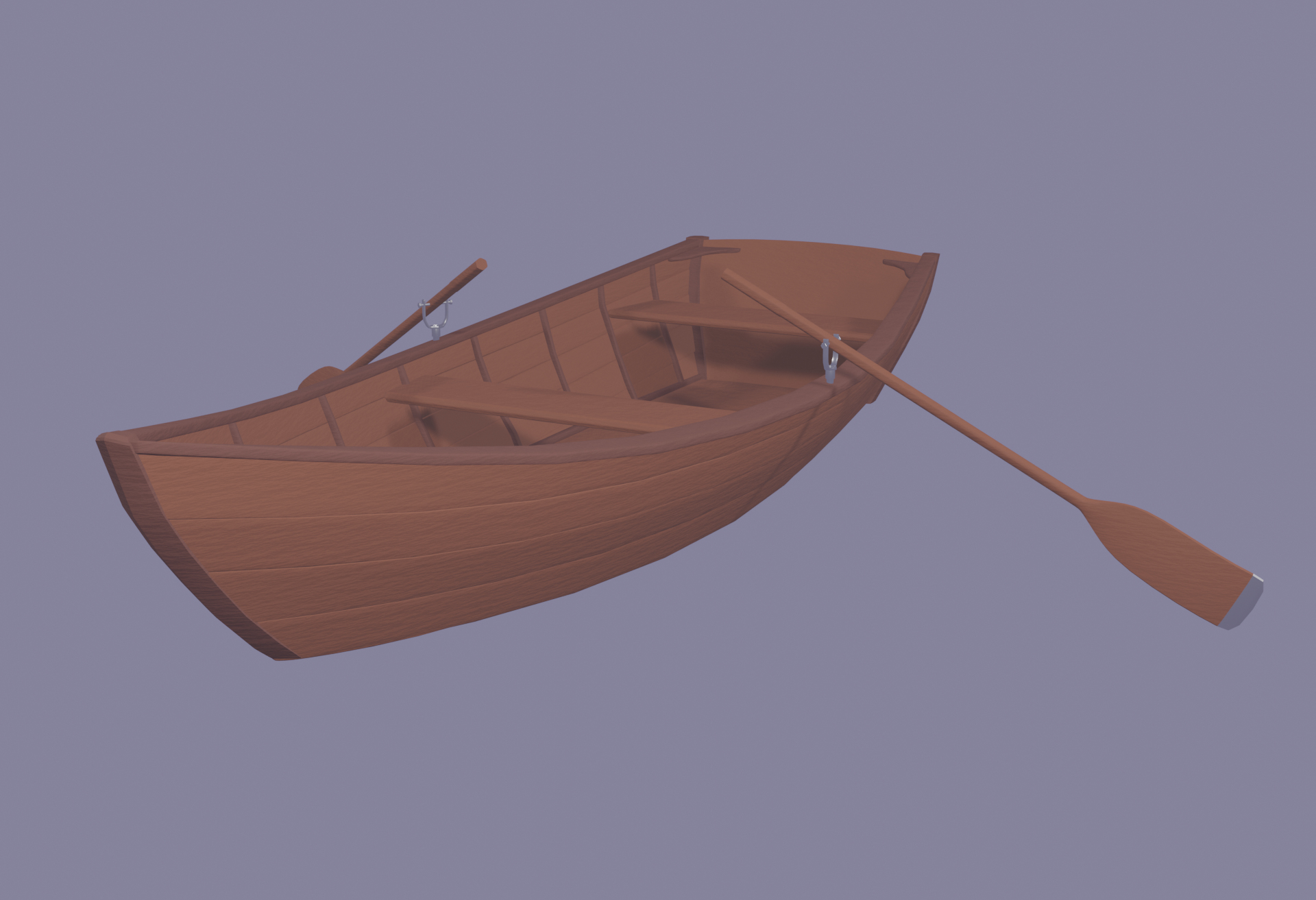 Rowboat model - TurboSquid 1903447