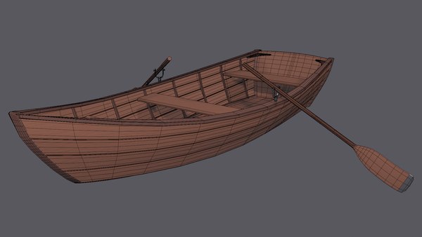 Rowboat model - TurboSquid 1903447
