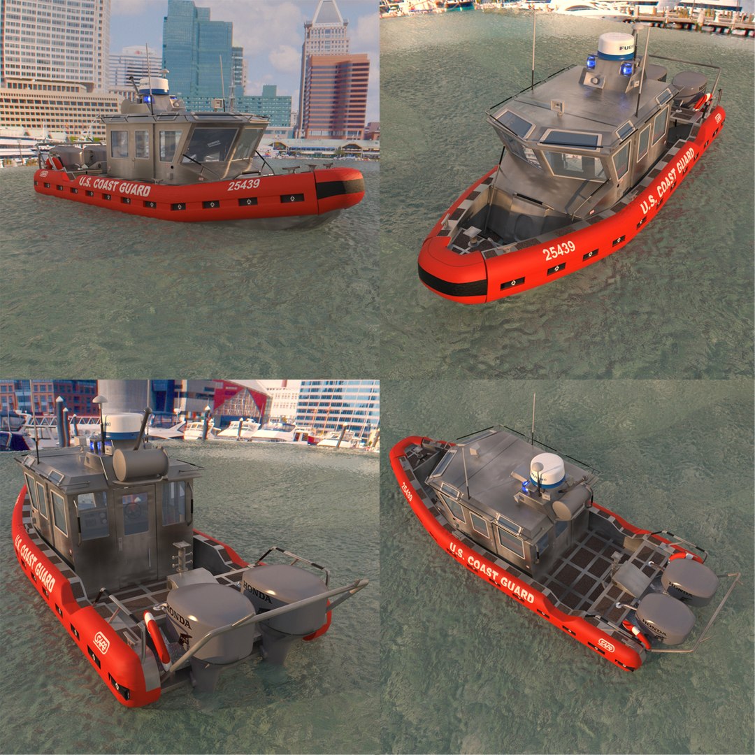 Spc-le Guard Patrol Boat Water 3D - TurboSquid 1228361