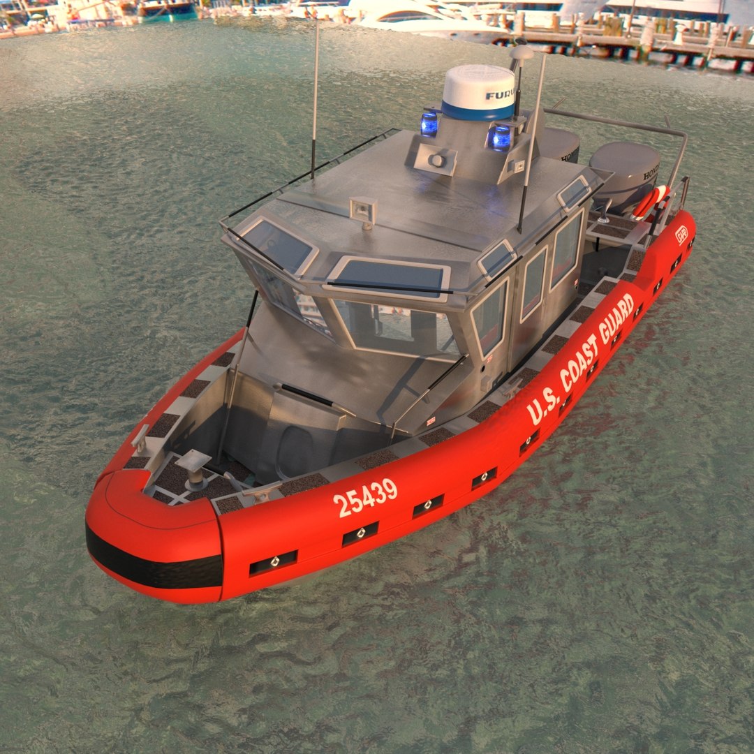 Spc-le Guard Patrol Boat Water 3D - TurboSquid 1228361
