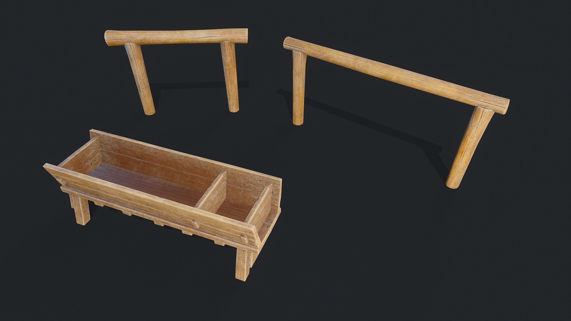 3D Medieval Farm Props Collections Model - TurboSquid 2383732