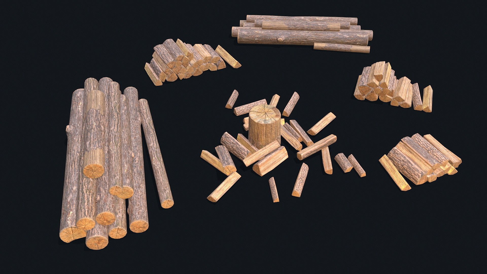 3D Medieval Farm Props Collections Model - TurboSquid 2383732