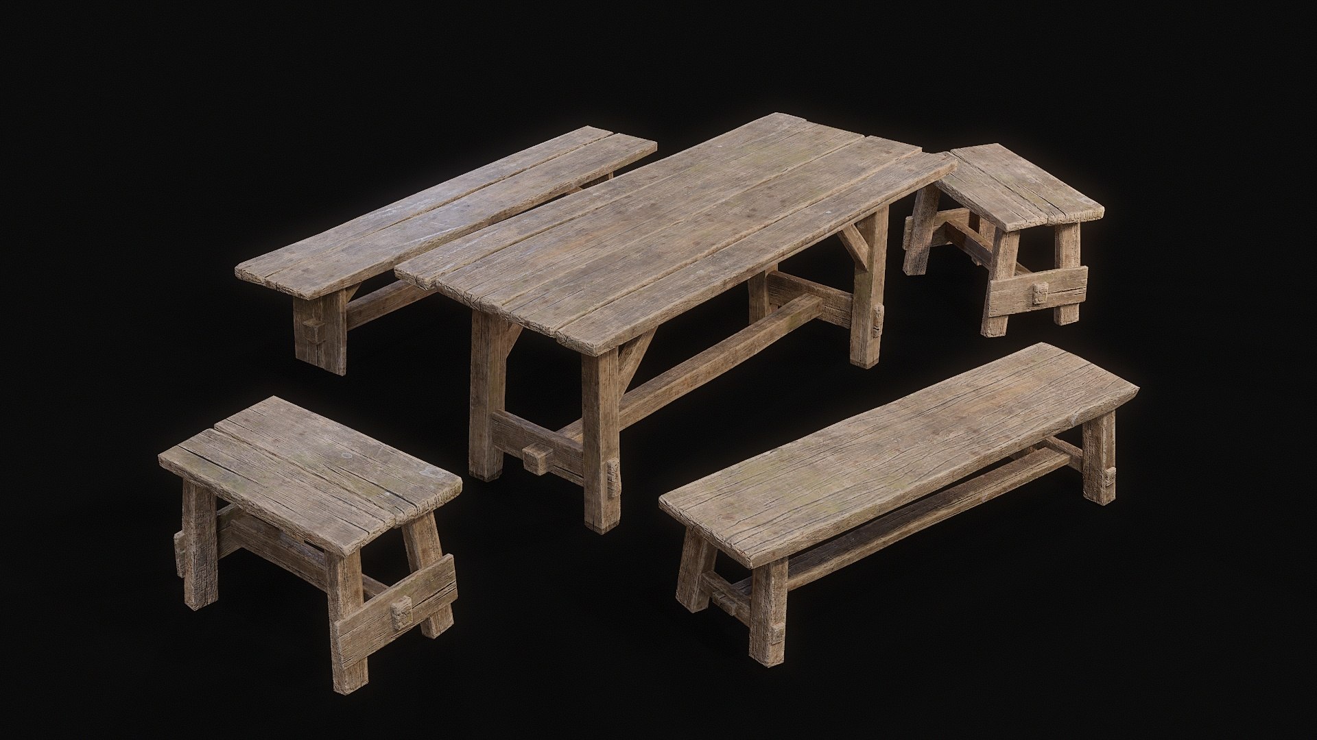 3D Medieval Farm Props Collections Model - TurboSquid 2383732