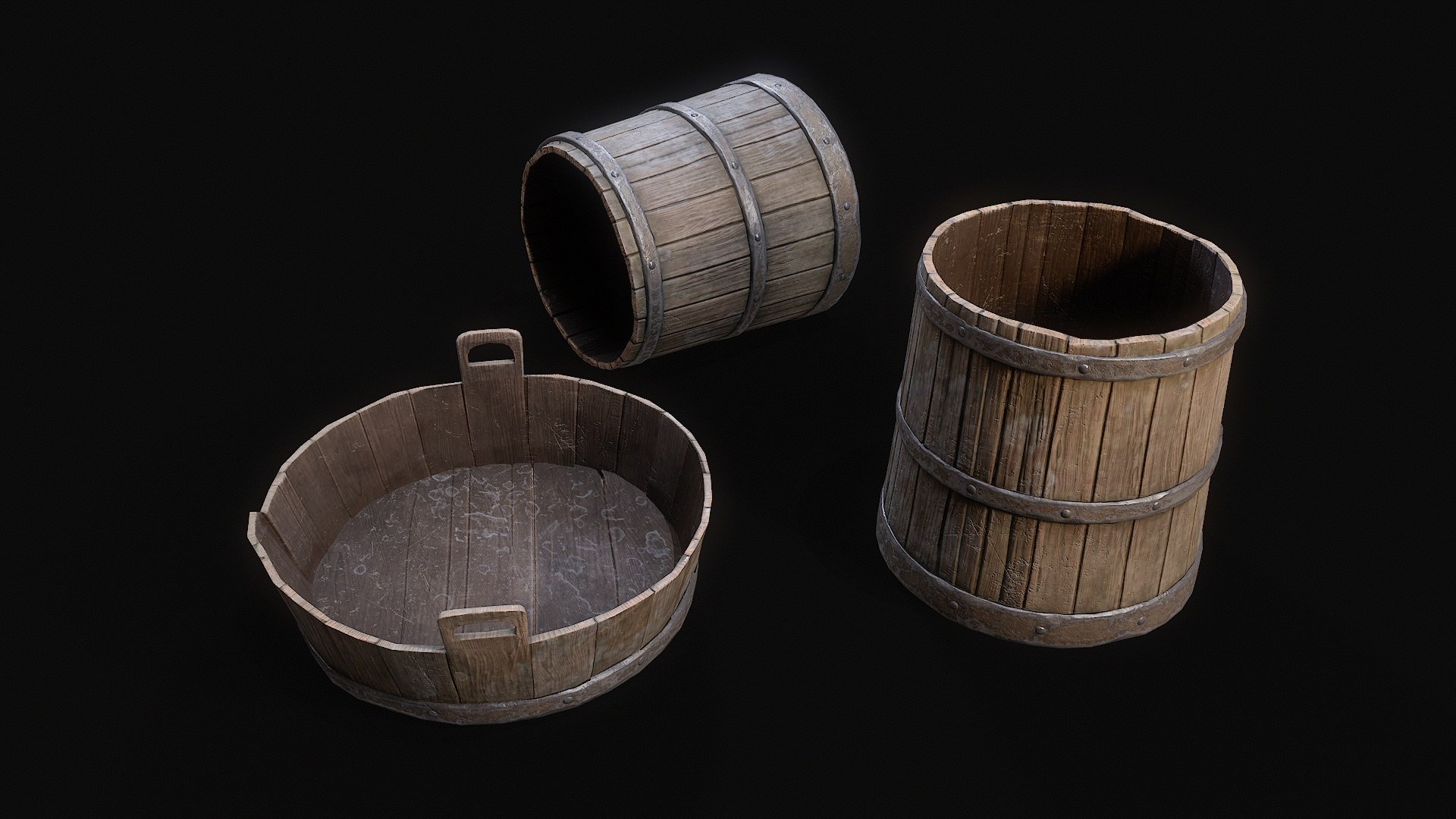 3D Medieval Farm Props Collections Model - TurboSquid 2383732