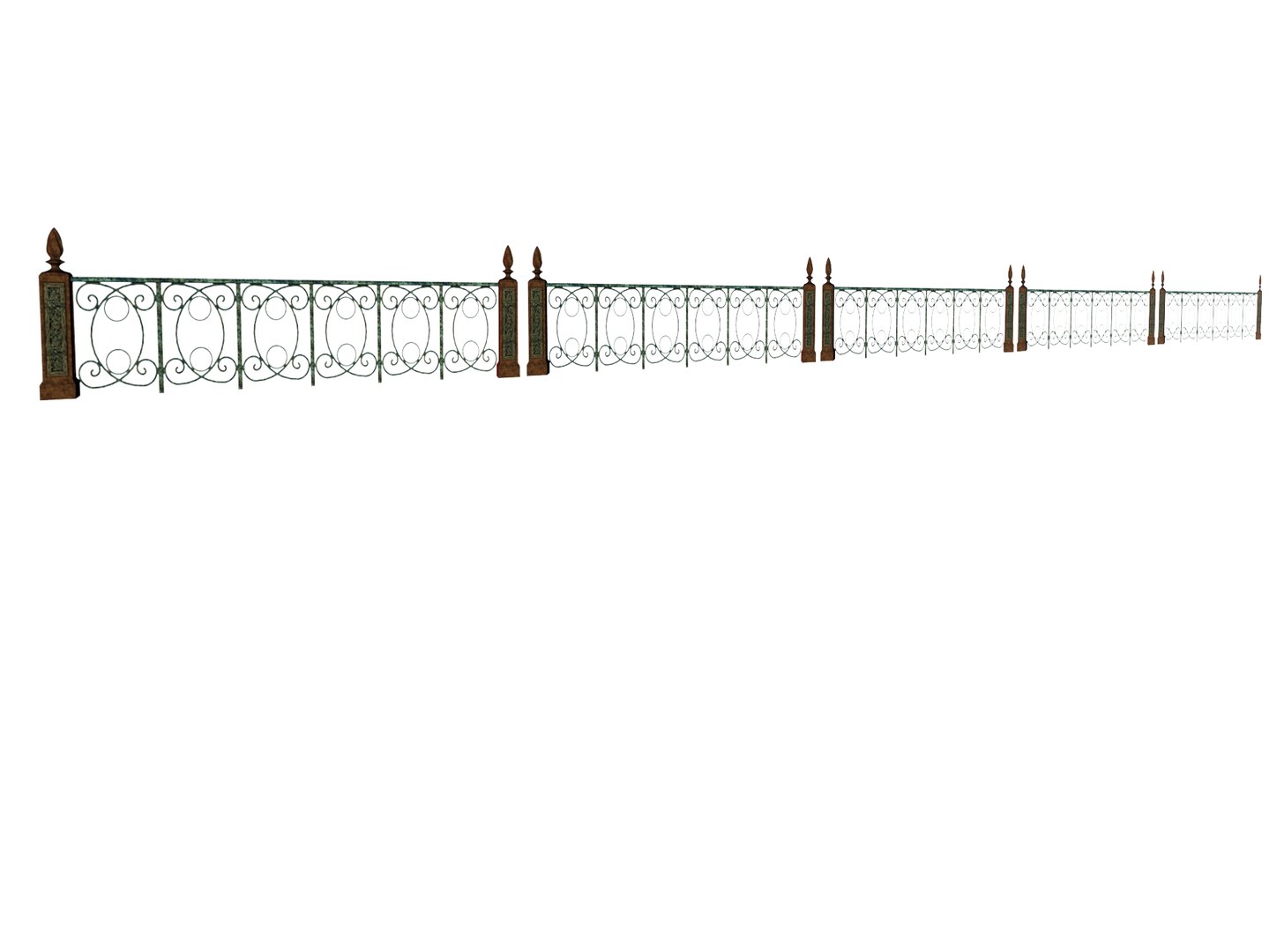 3D Railing - TurboSquid 2137445