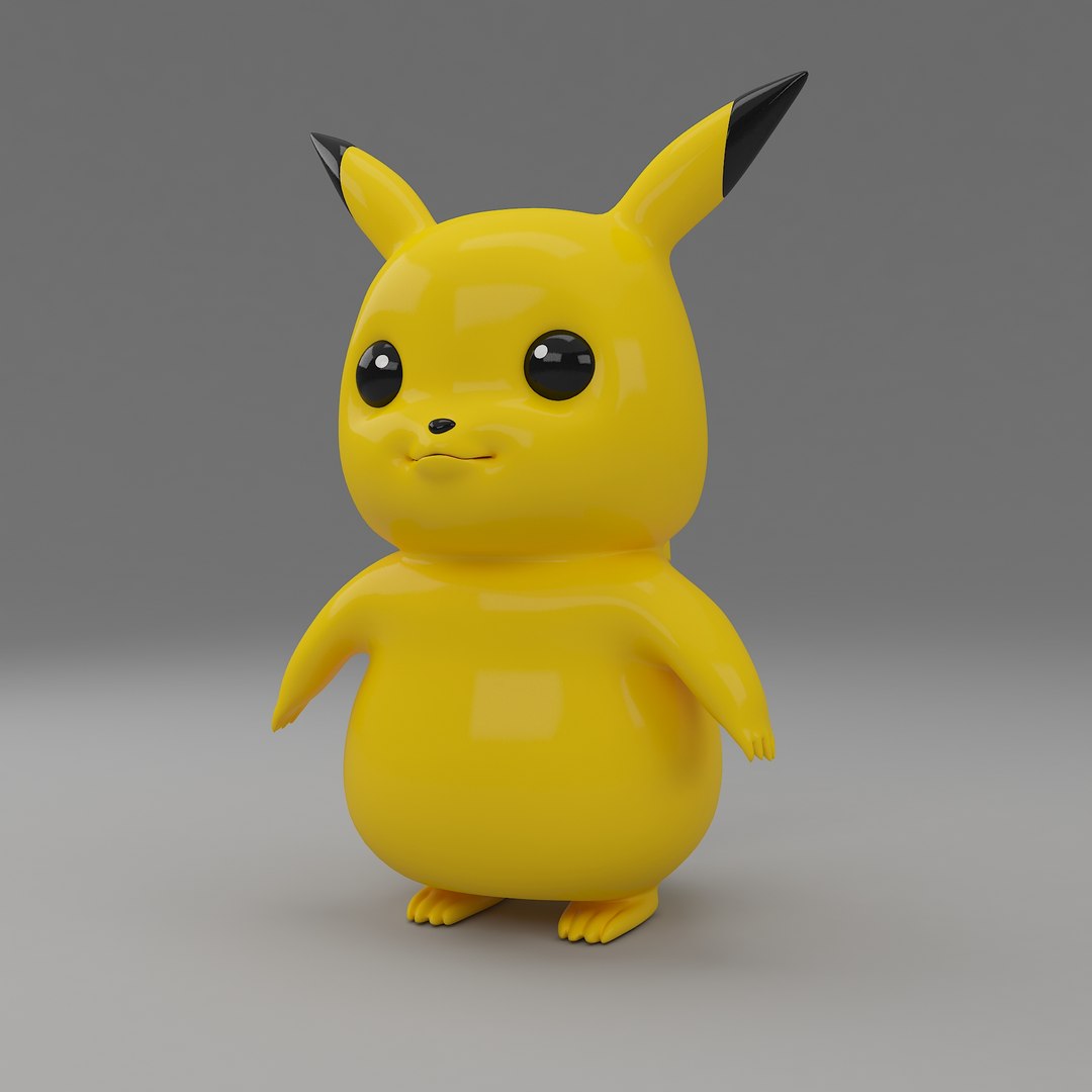 3D Pikachu - TurboSquid 1686799