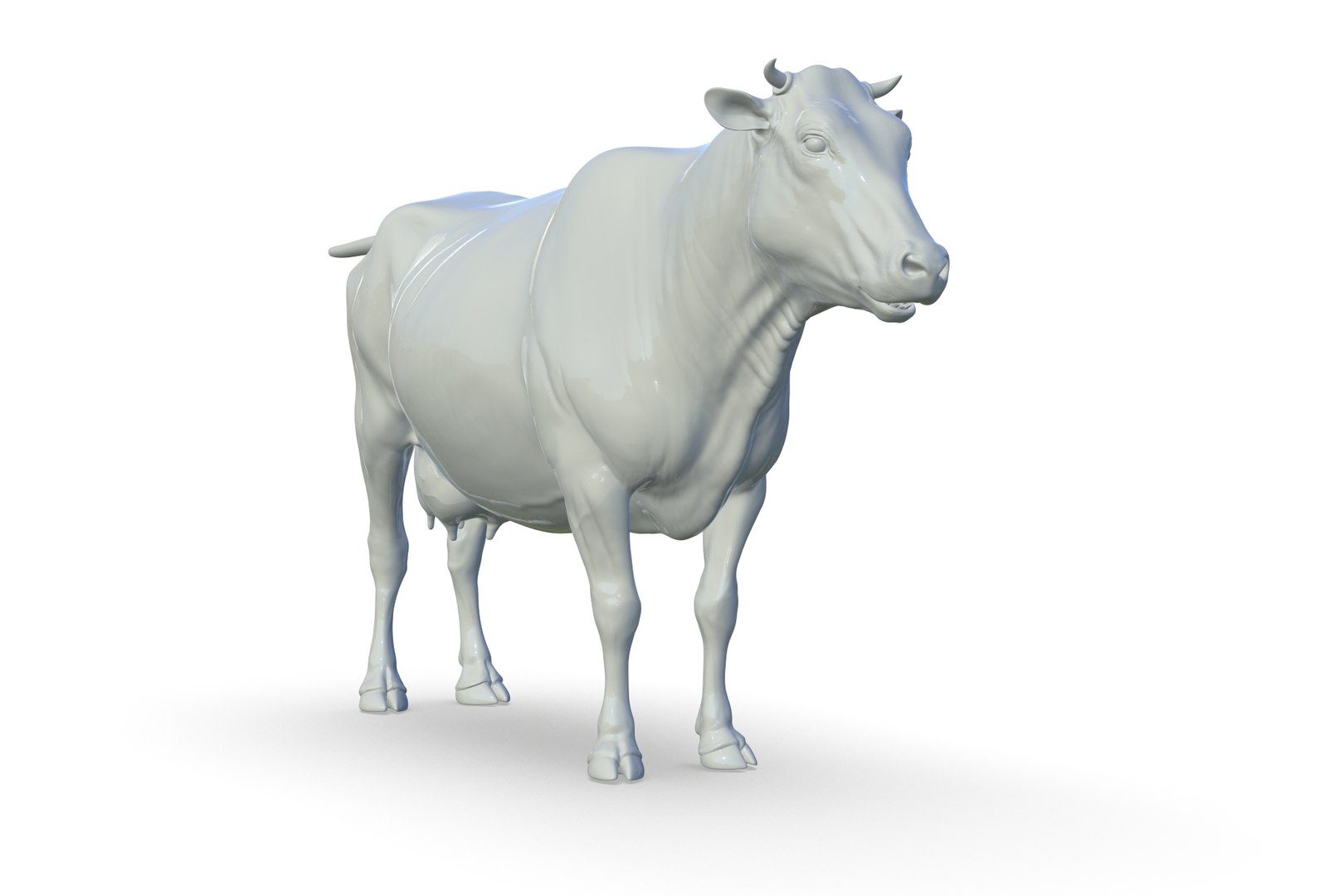 3D Cow Model - TurboSquid 2206710