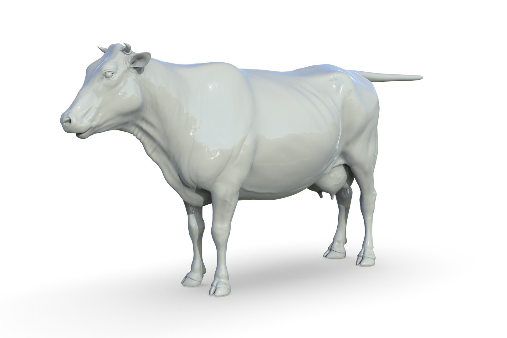 3D Cow Model - TurboSquid 2206710