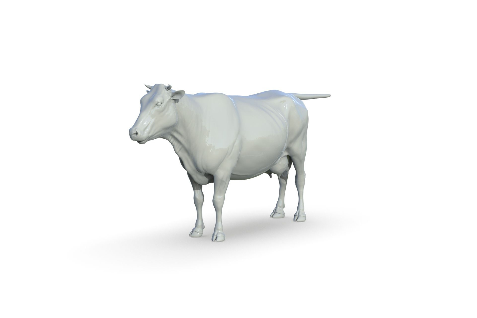3D Cow Model - TurboSquid 2206710
