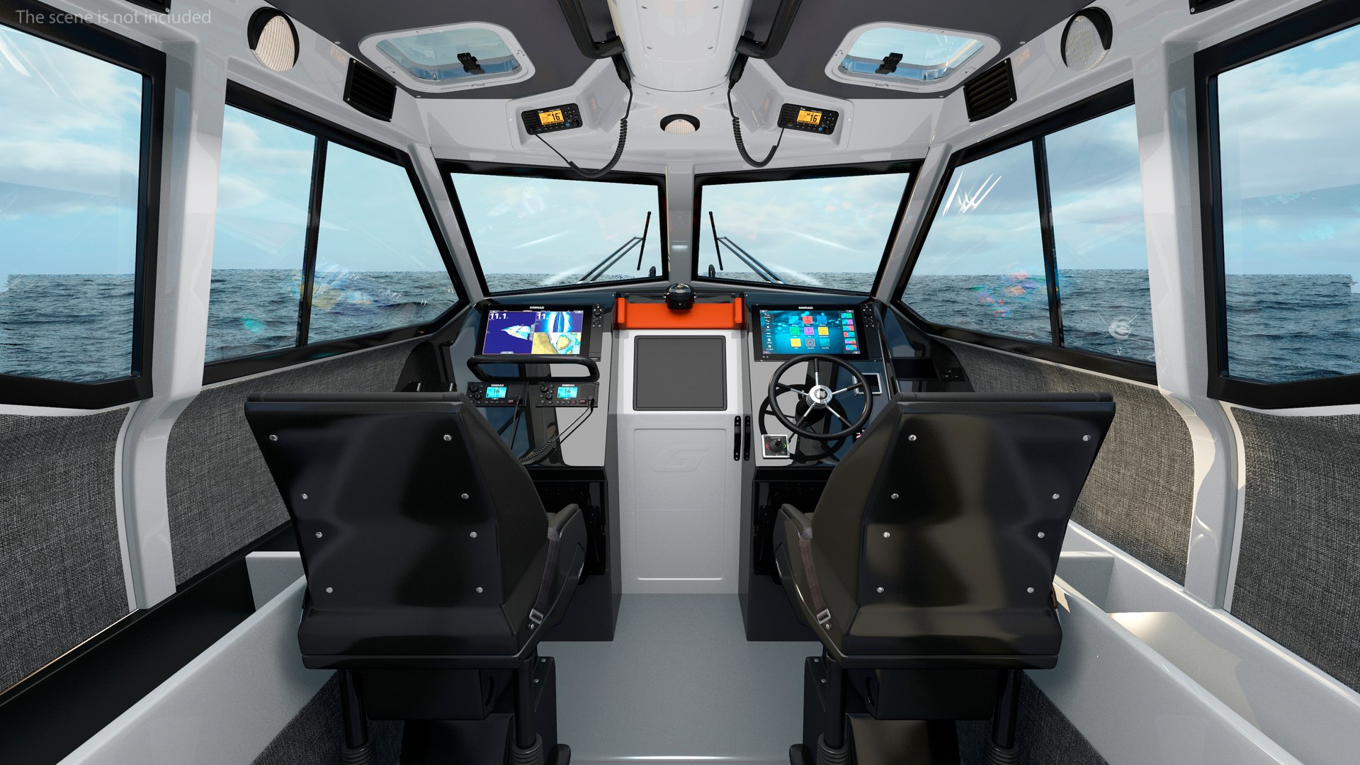 Military Twin-Engine Boat Waverider 1060 GRP 3D model - TurboSquid 1959646