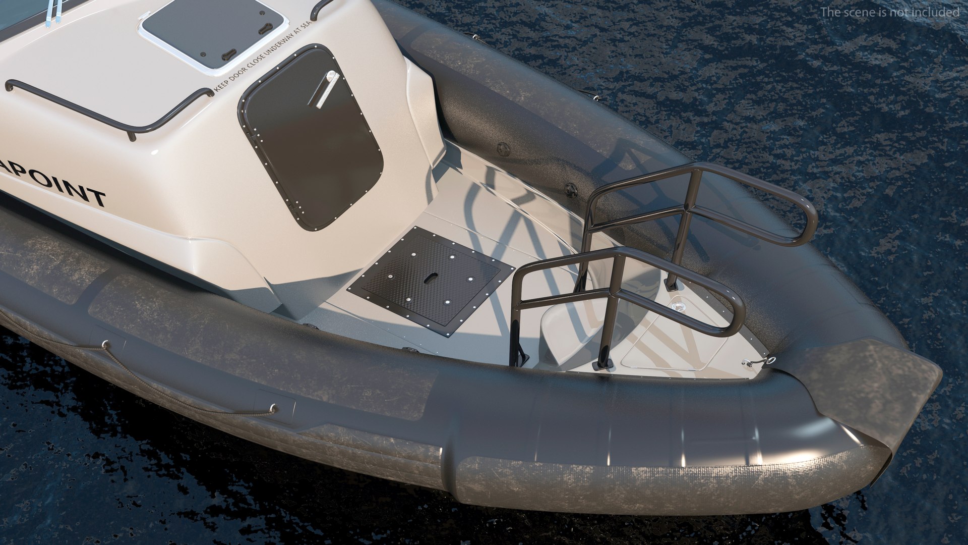 Military Twin-Engine Boat Waverider 1060 GRP 3D model - TurboSquid 1959646