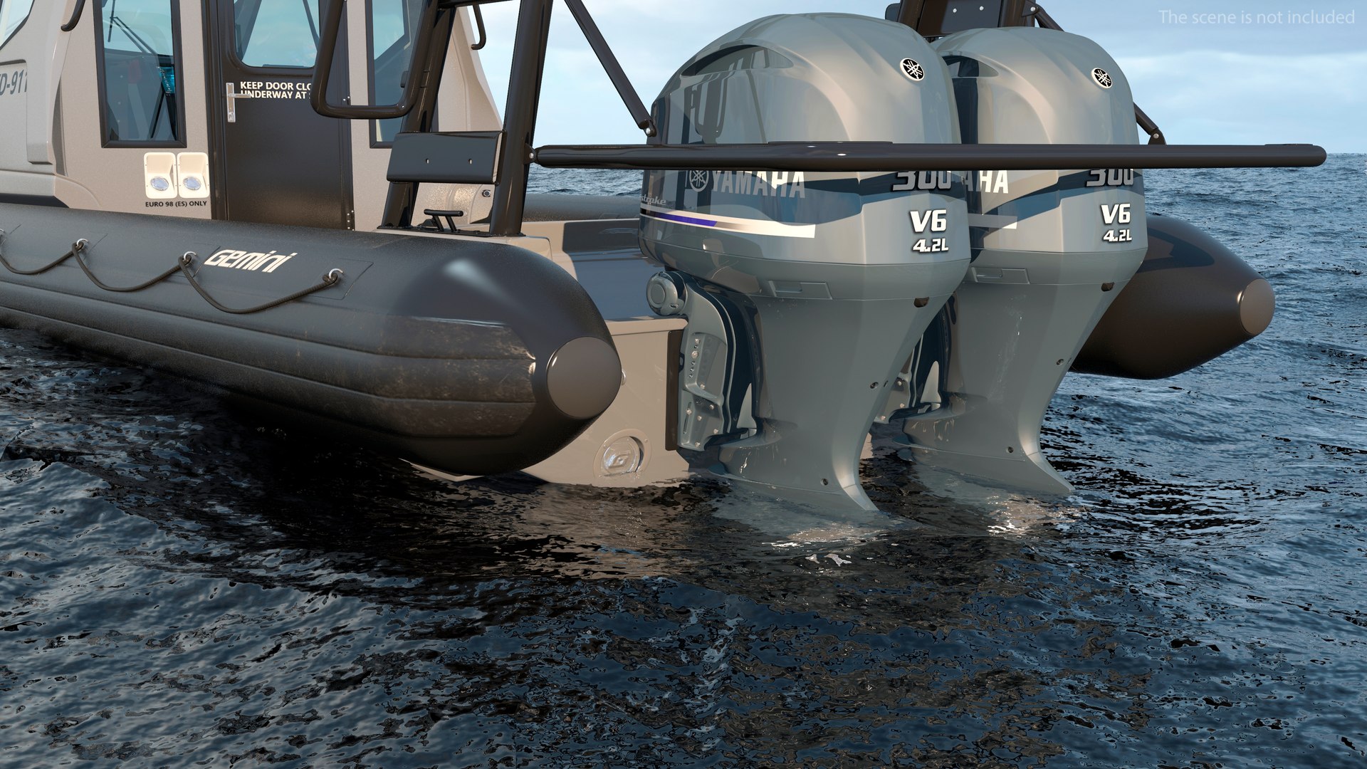 Military Twin-Engine Boat Waverider 1060 GRP 3D model - TurboSquid 1959646