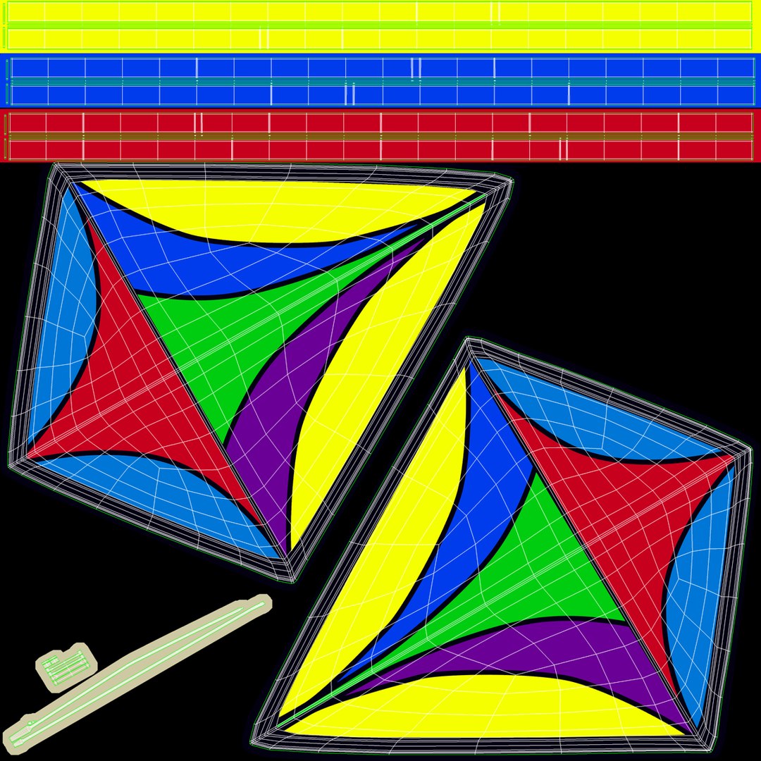 3d kite 2 model