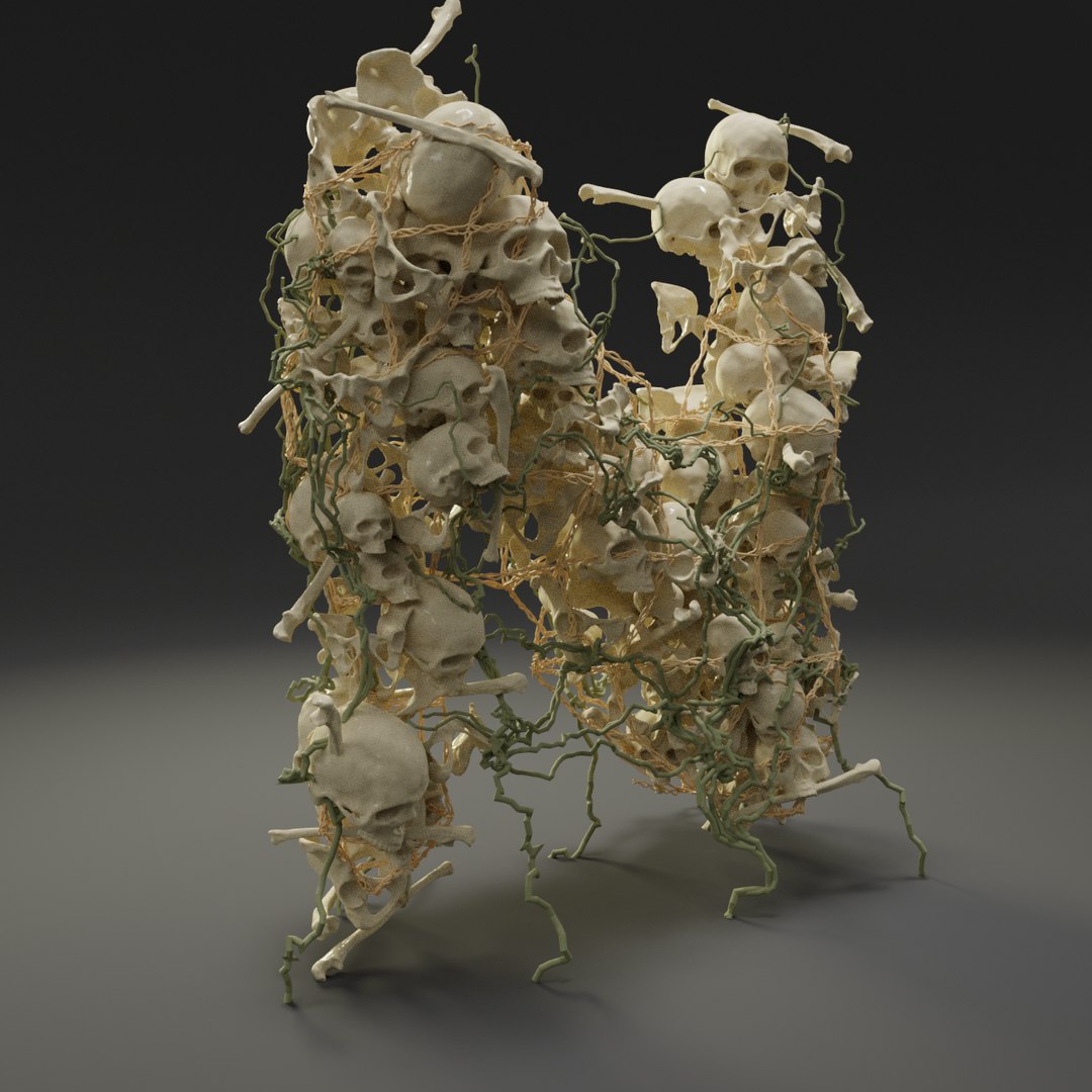 Letter n bones skeleton 3D - TurboSquid 1546208